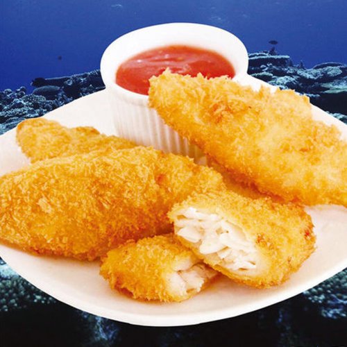 Frozen cooked seafood